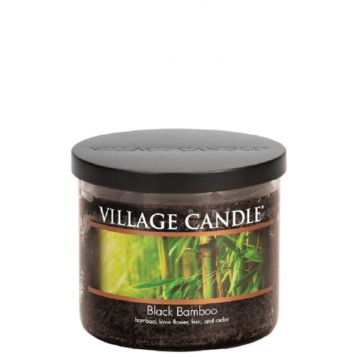 Ароматическая свеча Village Candle "Черный Бамбук", чаша, средняя