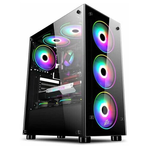 Игровой компьютер BrandStar P7885656. Ryzen 5 3500, DDR4 8GB 3200MHz, 500GB SSD, RTX 4060 Ti 8GB, 750W, Windows 10 Home, Wi-Fi