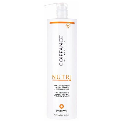 Coiffance Nutri - Питательный и увлажняющий протеиновый шампунь для нормальных и сухих волос (без сульфатов) 1000 мл