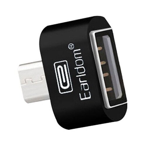 Переходник OTG + USB Earldom ET-OT40 microUSB (коричневый)