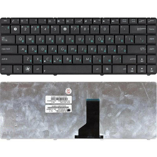 Клавиатура для ноутбука Asus 04GN0N1KUS00-3, русская, черная