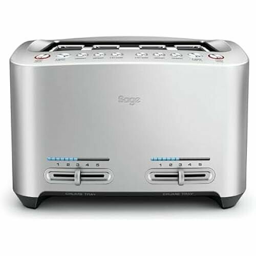 Sage - The Smart Toast 4-Slice Toaster - Тостер на 4 ломтика, матовый алюминий