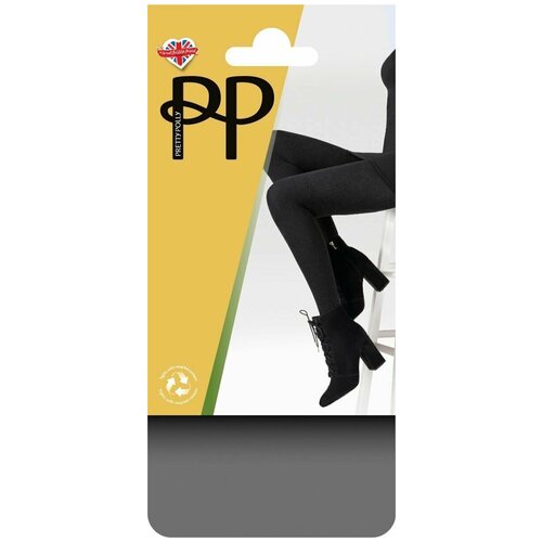 Колготки Pretty Polly, размер 3/2, черный