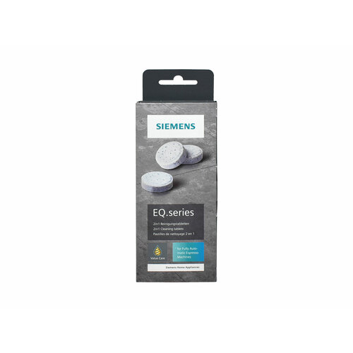 Таблетки для очистки кофемашин от эфирных масел для Siemens TZ80001, 312097
