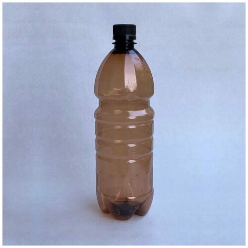Бутылка ПЭТ «вгнт новая» 1л. (х60) Упаковка пластиковой тары с пробкой