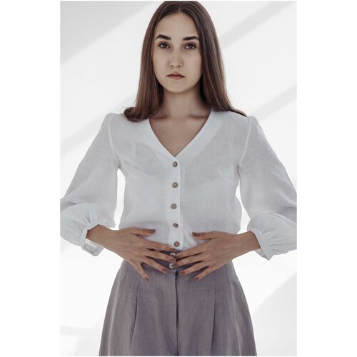 Блуза Kinfolk Clothes, размер S 40-42, белый