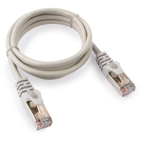 Патч-корд FTP Cablexpert PP22-1m категория 5e, 1м, литой, многожильный (серый) 2 шт