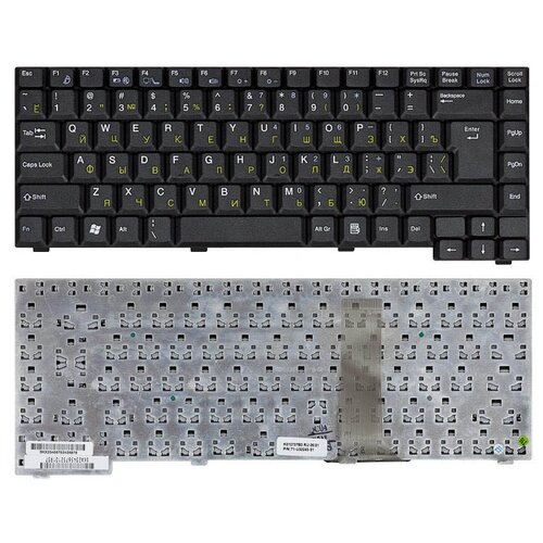 Клавиатура для ноутбука Fujitsu K010727B3 черная