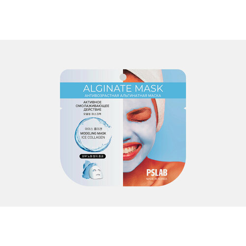 Антивозрастная альгинатная маска для лица PSLAB collagen / вес 22 мл