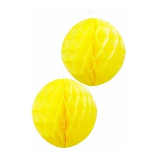 Бумажные шары-соты SUNNY PARTY, жёлтые, 25 см (2 шт.), Boltze 2010896-boltze