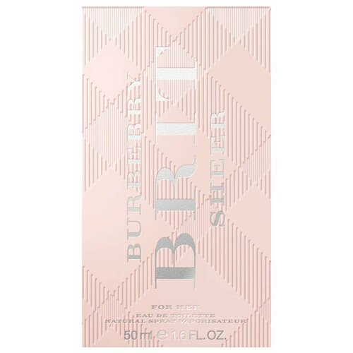 Burberry Brit Sheer туалетная вода 50мл