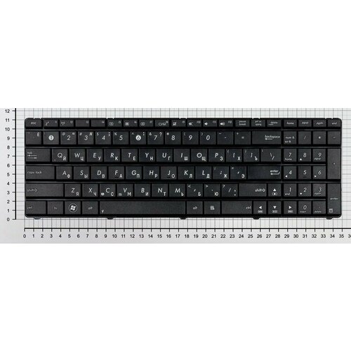 Клавиатура для ноутбука ASUS N53JV Черная