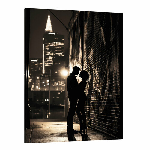 Интерьерная картина 50х70 "Городская романтика"