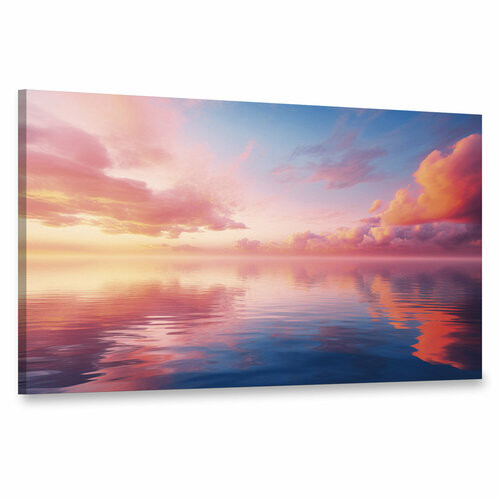 Интерьерная картина 100х60 "Отражение неба в море"