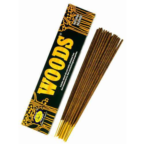 WOODS Natural Incense, Cycle Pure Agarbathies (ЛЕС натуральные благовония, Сайкл Пьюр Агарбатис), уп. 20 палочек.