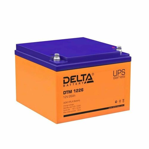 Аккумулятор UPS 12В 26А. ч Delta DTM 1226