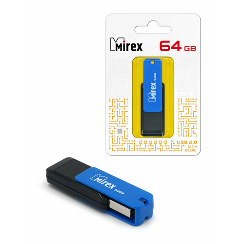 USB Флеш-накопитель MIREX CITY BLUE 64GB