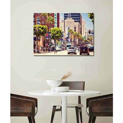 Картина/Картина на холсте для интерьера/Картина на стену/Картина для кухни/ - Лос-Анджелес 20х30