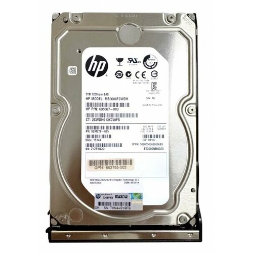 Жесткий диск HP 846530-B21 3Tb 7200 SAS 3.5" HDD
