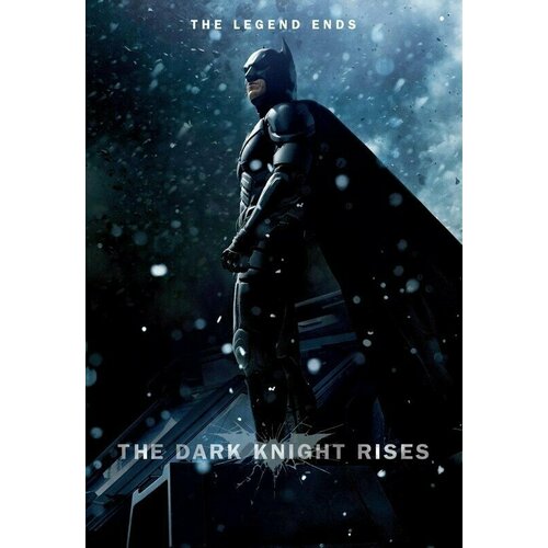 Плакат, постер на холсте Темный рыцарь: Возрождение легенды (The Dark Knight Rises), Кристофер Нолан. Размер 21 х 30 см