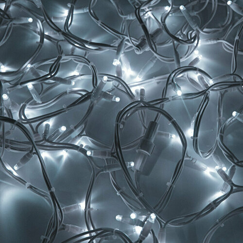 Гирлянда модульная «Дюраплей LED» Neon-Night 315-505 20 м, 200 LED, белый каучук, свечение белое