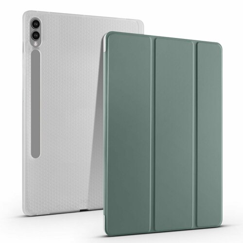 Чехол для Samsung Tab S9 / S9 FE 11" (2023) с охлаждением темно-зеленый