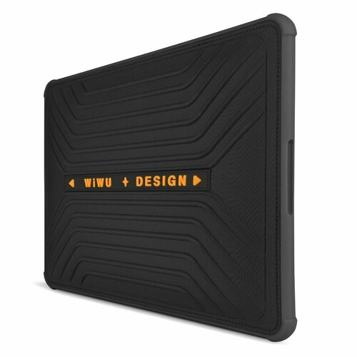 Чехол-папка для ноутбука MacBook 13.6 / 14.2 дюйма WiWU Defender Sleeve Pro - Черный