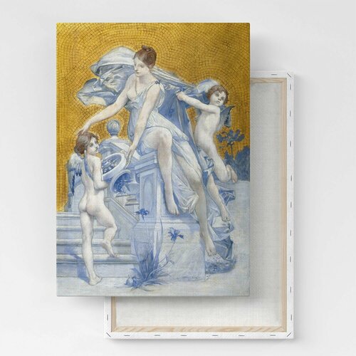 Картина на холсте, репродукция / Люк-Оливье Мерсон - Allegory of Fortune / Размер 40 x 53 см