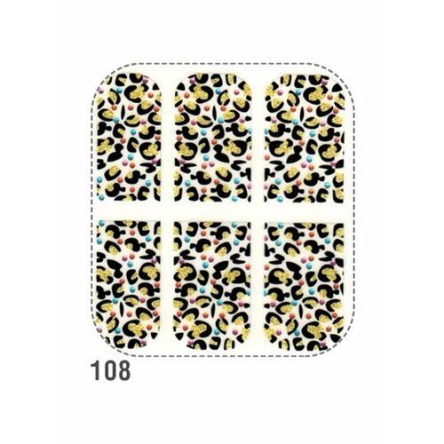 Пленки для ногтей для экспресс-маникюра на клеевой основе Effect Nails, (108), IRISK professional, Д324-01, 4680379143957