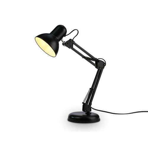 Настольная лампа со сменной лампой E27 DE7716 BK черный E27 max 40W