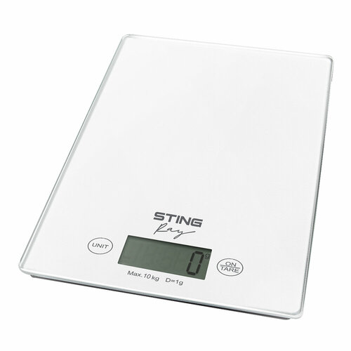 STINGRAY ST-SC5106A белый жемчуг весы кухонные со встроенным термометром