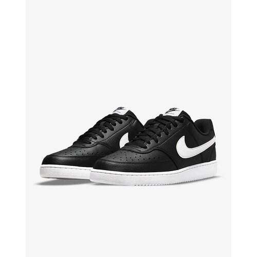 Кеды NIKE Court Vision Low, размер 10, черный, белый