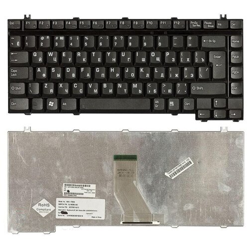 Клавиатура для ноутбука Toshiba Qosmio F10 черная