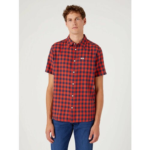 Рубашка Wrangler, размер L, красный