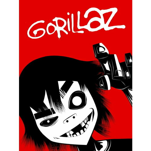 Плакат, постер на бумаге Gorillaz/Гориллаз/музыкальные/поп исполнитель/артист/поп-звезда/группа. Размер 42 х 60 см
