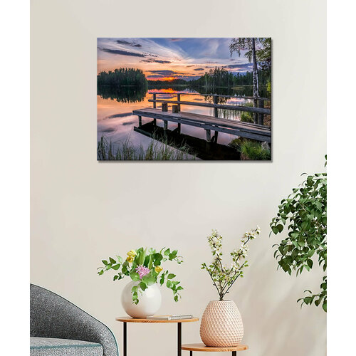 Картина/Картина на холсте для интерьера/Картина на стену/Картина для кухни/ - Финляндия (2) 20х30