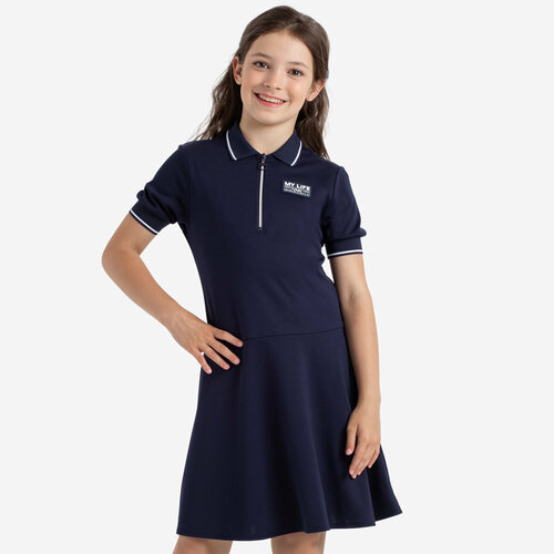 Школьное платье Kapika, размер 122, синий