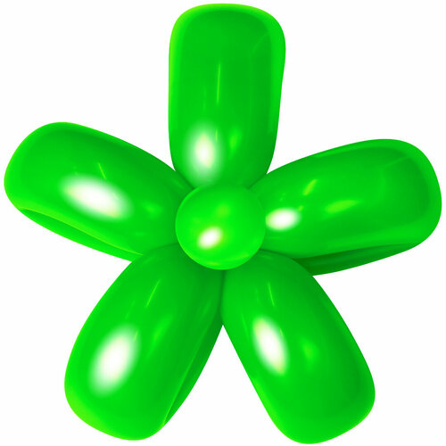 Шары для моделирования (ШДМ), Светло-зеленый, пастель, 15 штук (Длина 1,5 метра\ диаметр 5 см)