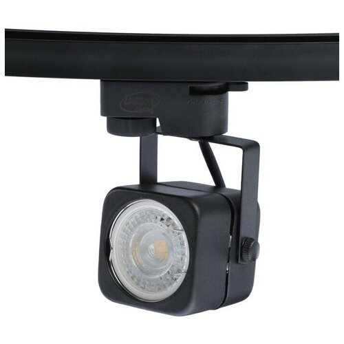 Трековый светильник Luazon Lighting под лампу Gu10 квадратный корпус черный