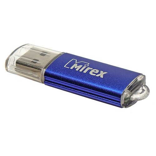 Флешка Mirex UNIT AQUA, 32 Гб, USB2.0, чт до 25 Мб/с, зап до 15 Мб/с, синяя./В упаковке шт: 1