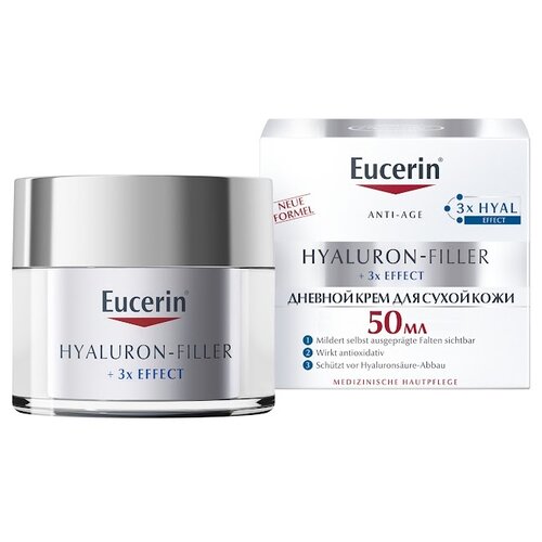  крем Eucerin Hyaluron-Filler для лица дневной, 50 мл