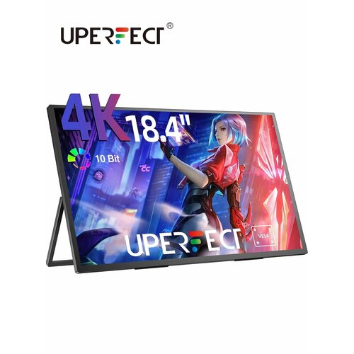 18.4" Портативный игровой монитор UPERFECT 4K 3840x2160, 60 Гц, IPS