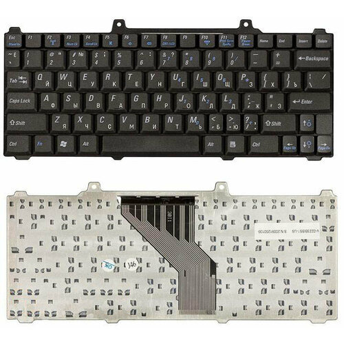 Клавиатура для ноутбука Dell K022339A1 русская, черная