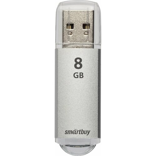 USB Flash Drive 8Gb - Smartbuy V-Cut Silver SB8GBVC-S