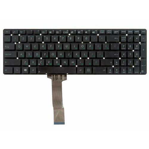 Клавиатура ZeepDeep для ноутбука ASUS x751, x751l, x751la, X751M, черная без рамки, гор. Enter