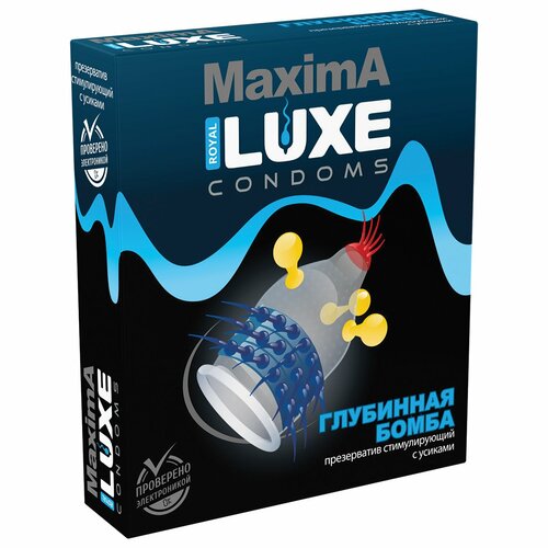 Презервативы LUXE Maxima Глубинная Бомба, 1 шт.