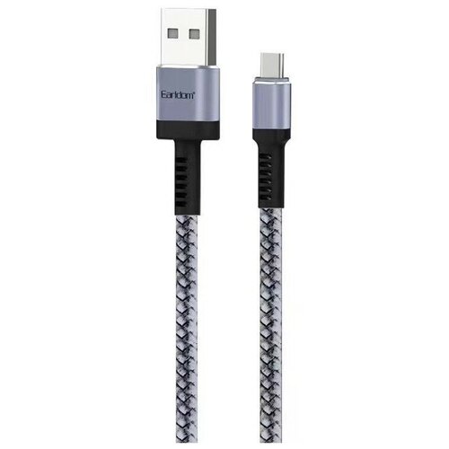 Аксессуар Earldom EC-116C USB - USB Type-C 1m Grey