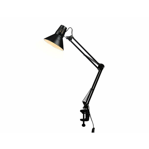 Настольная лампа со сменной лампой E27 DE7722 BK черный E27 max 40W