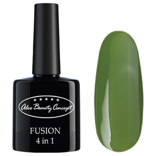 Alex Beauty Concept Гель-лак Fusion 4 in 1 Gel, 7.5 мл, темно-зеленый