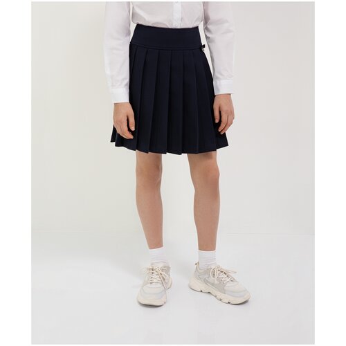 Школьная юбка Gulliver, размер 140, синий